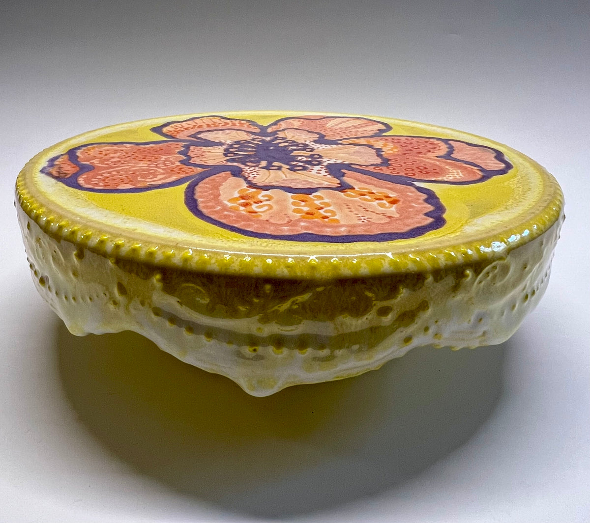 Handmade Flower Cake Stand – East Ridge Pottery