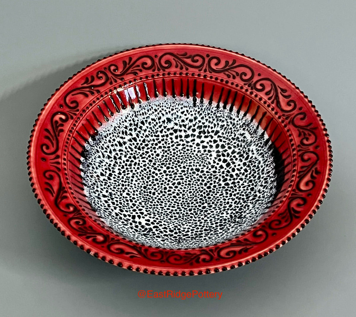 Handmade Pottery Ruby Serving Bowl – East Ridge Pottery